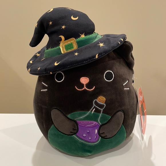 Squishmallows | Other | Nwt 8 Cleo The Black Witch Cat Halloween ...